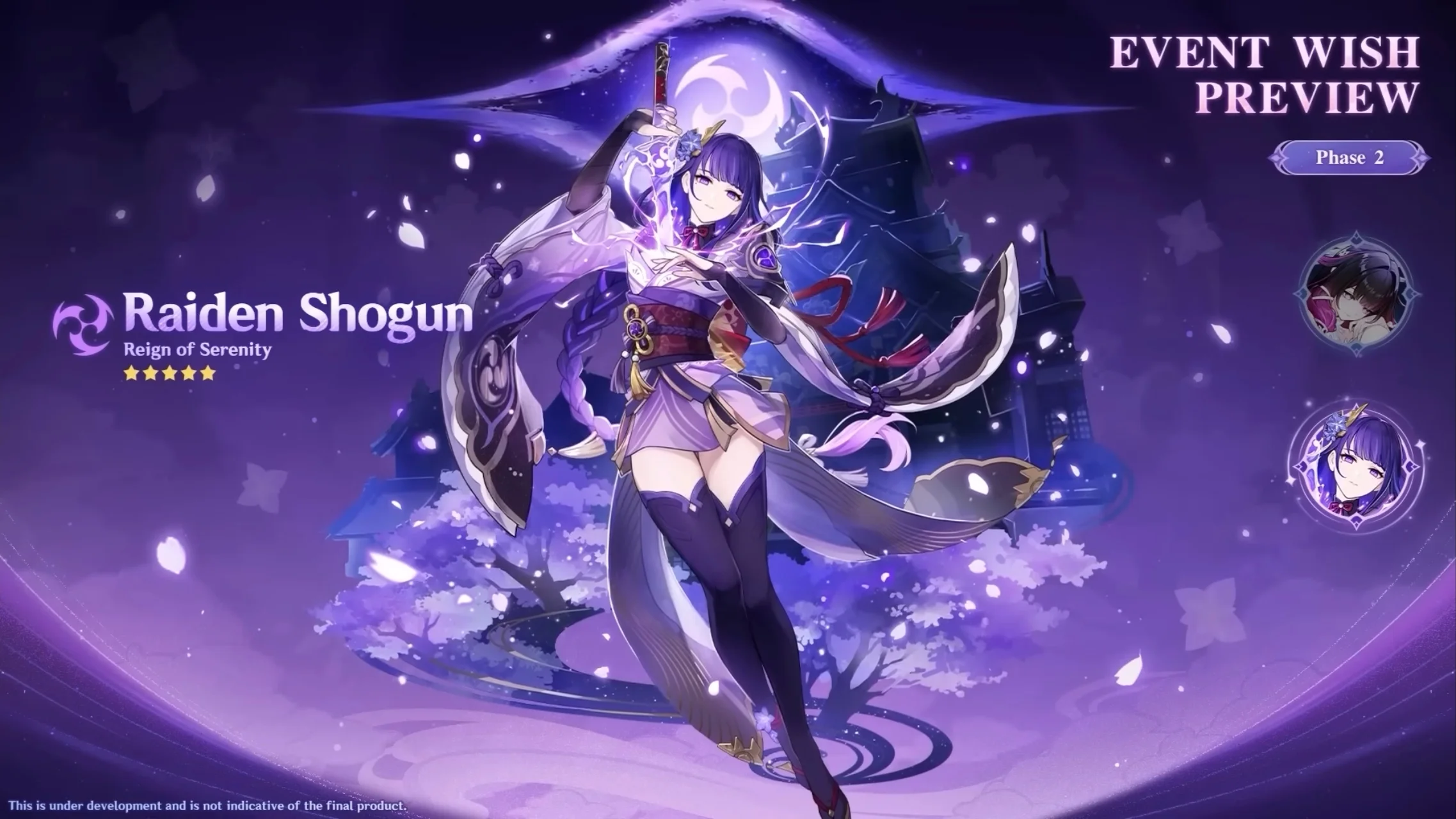 Genshin Impact 6.7 Columbina and Raiden Shogun Banner Countdown